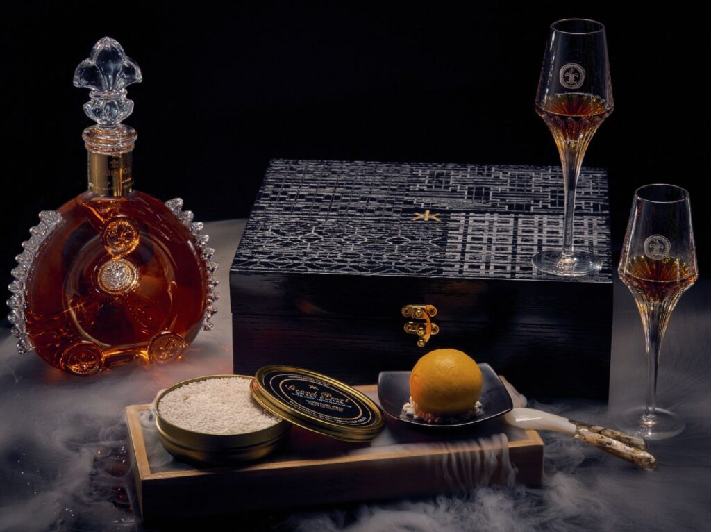Louis XIII Cognac X Hakkasan Sweet Caviar Dessert | Luxsphere