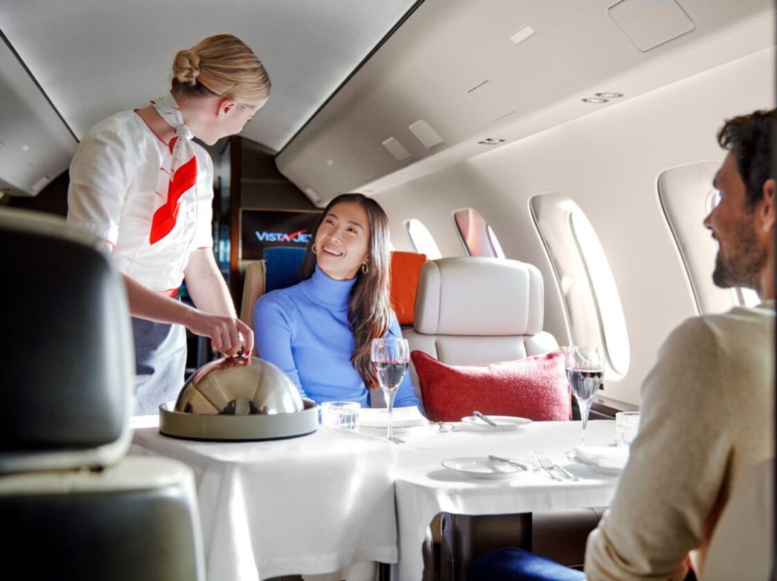 Vistajet Global 7500 Takes Dining To New Heights | Luxsphere
