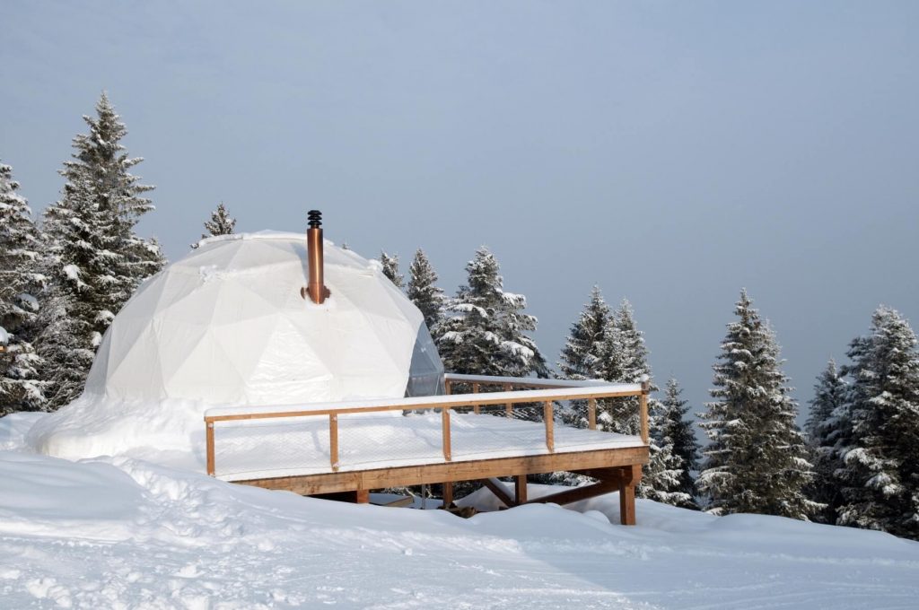 Whitepod : Eco Luxury Pods Hotels In Swiss Alps | Luxsphere