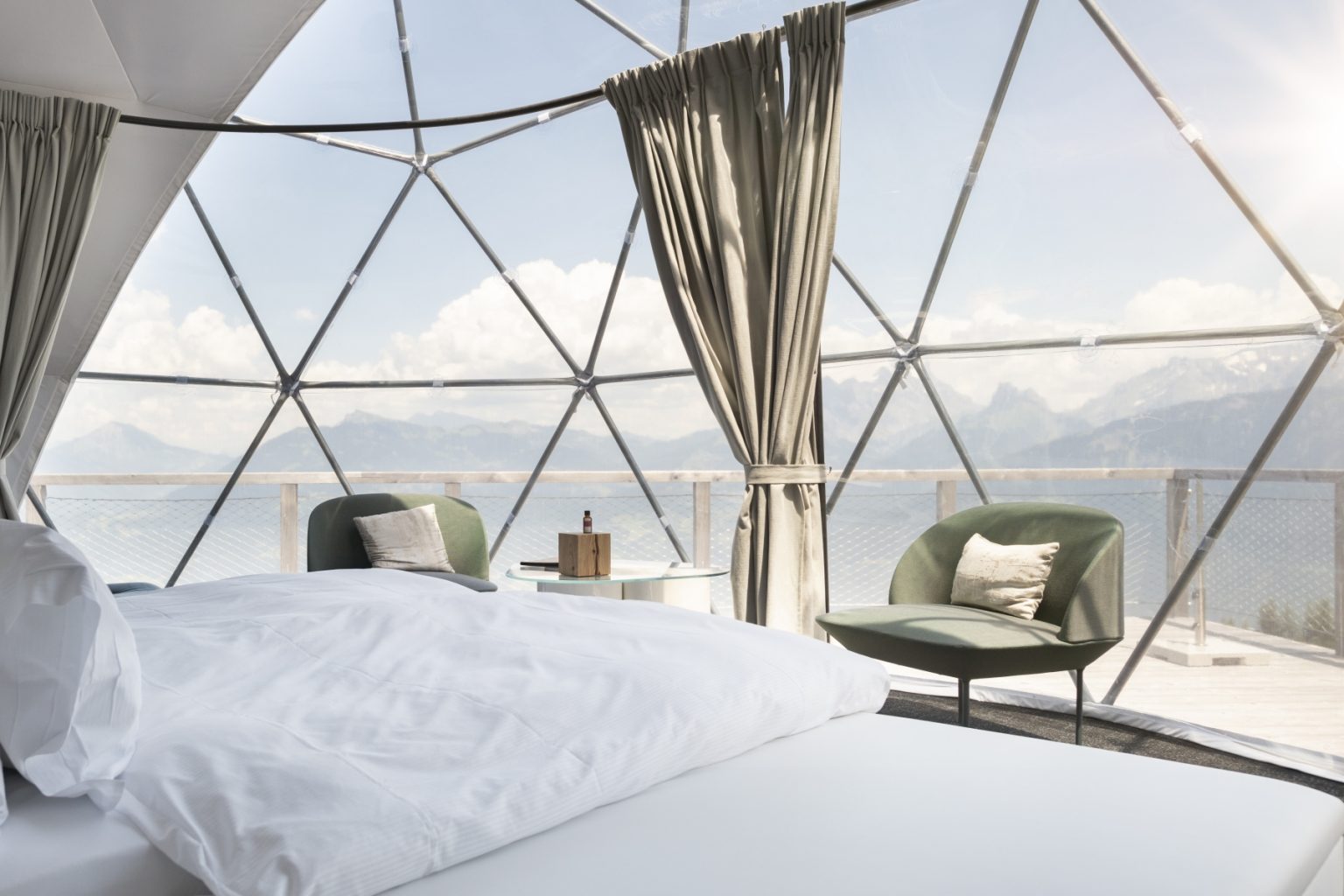 Whitepod : Eco Luxury Pods Hotels In Swiss Alps | Luxsphere